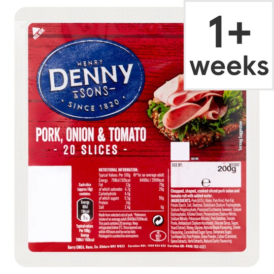 Denny Pork Onion & Tomato Roll 200G - Tesco Groceries