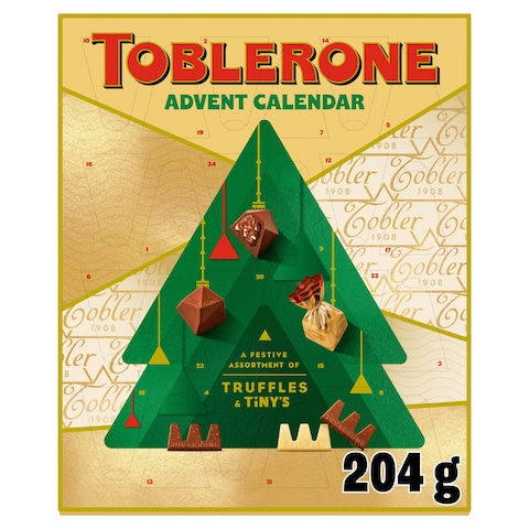 Toblerone Chocolate Xmas Advent Calendar 204g - Tesco Groceries