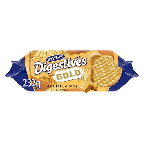 McVitie's Digestives Gold Golden Caramel Flavour Biscuits 232g - Tesco ...