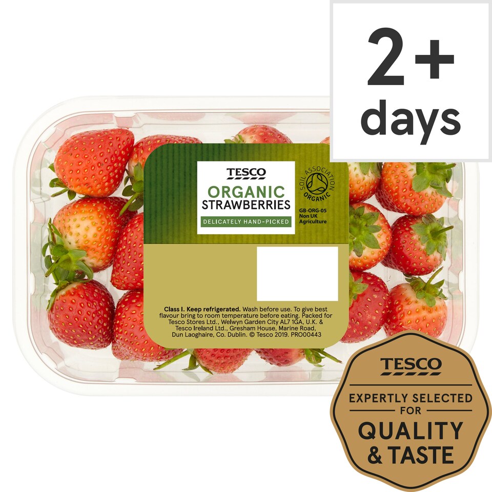 Tesco Organic Strawberries 300G - Tesco Groceries