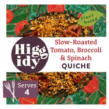 Higgidy Roasted Tomato, Broccoli and Spinach Quiche 380G - Tesco Groceries