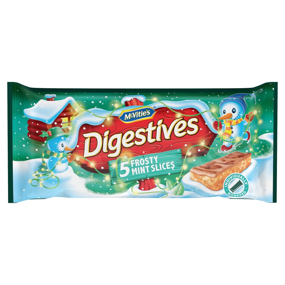 Mcvitie's 5 Frosty Mint Slices 137.9G - Tesco Groceries