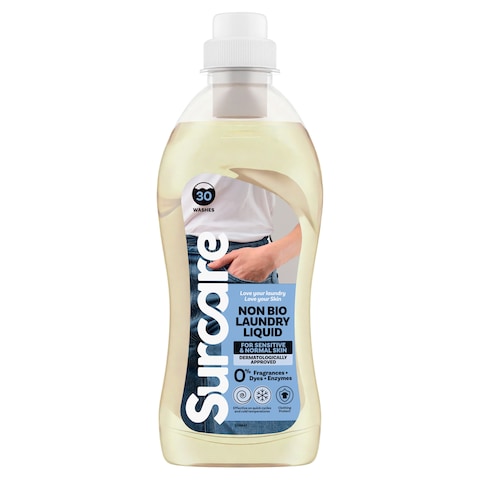 Surcare Sensitive Non Bio Laundry Liquid 750ml - Tesco Groceries