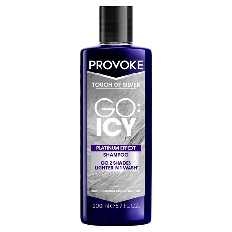 Provoke Touch Of Silver Go Icy Shampoo 200ml - Tesco Groceries