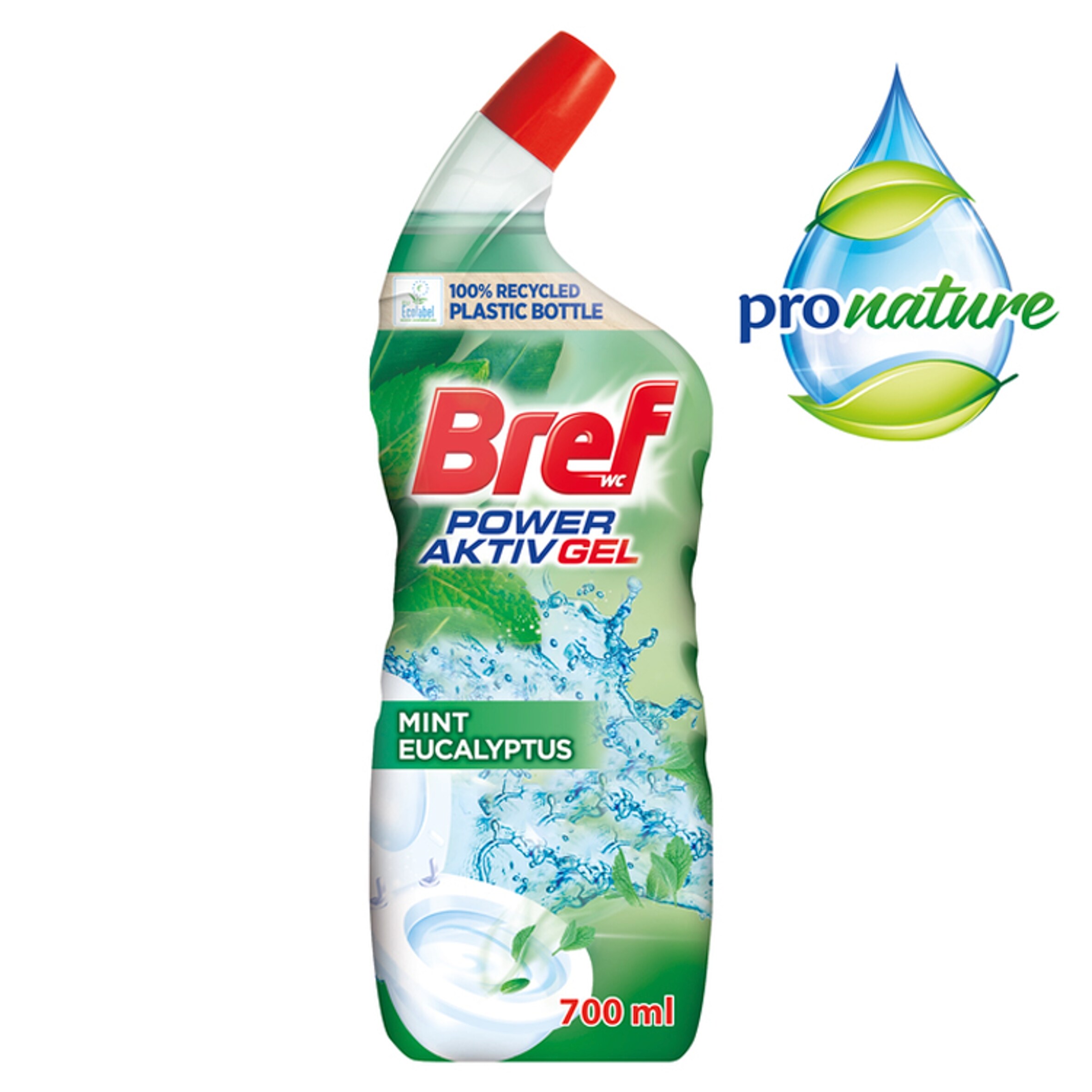 Bref Pro Nature Mint Eucalyptus Liquid Toilet Cleaner 700 ml - Tesco ...