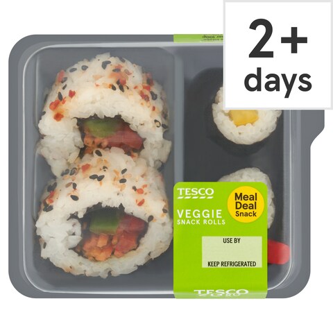 Tesco Vegetable Sushi Snack 70g - Tesco Groceries