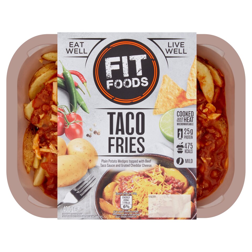 Fit Foods Taco Fries 400G - Tesco Groceries
