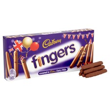Cadbury Fingers Milk Chocolate 114G - Tesco Groceries