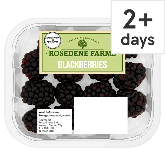Rosedene Farms Blackberries 150G - Tesco Groceries