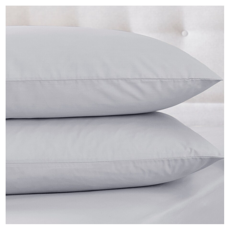 Silent Night Healthy Growth Pillowcase Pair Grey - Tesco Groceries