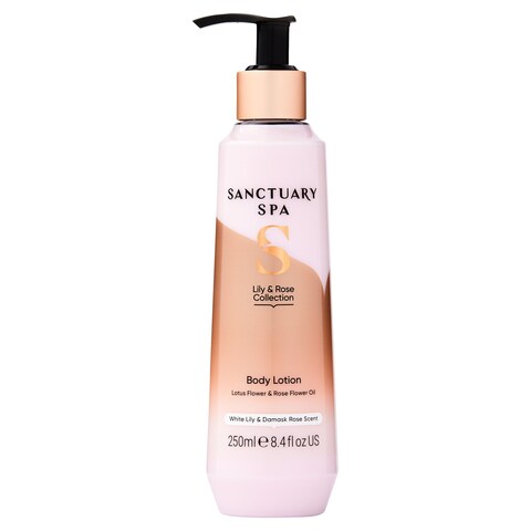 Sanctuary Spa Body Lotion Lily & Rose Scent 250ml - Tesco Groceries