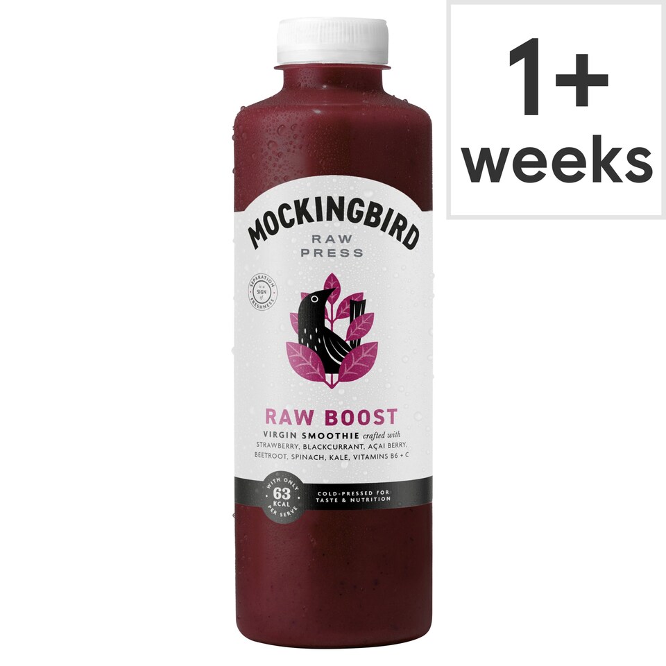 Mockingbird Raw Boost Smoothie 750Ml - Tesco Groceries