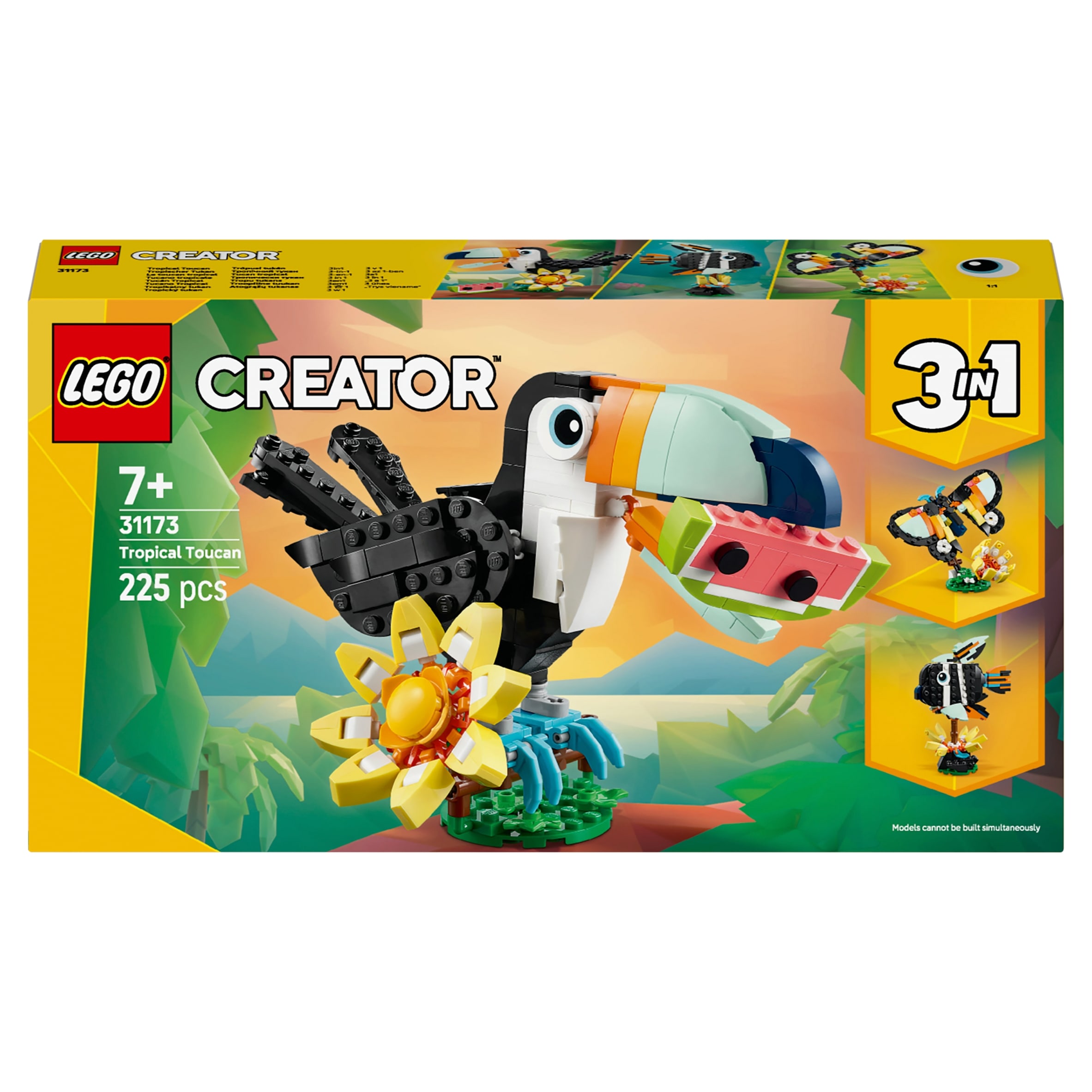 LEGO Creator 3 v 1 31173 Wild Animals: Tropical Toucan - Tesco Groceries