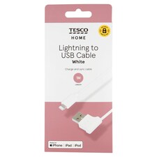 Tesco Home USB kábel Lightning csatlakozóval 1 m - Tesco Groceries
