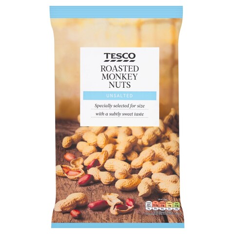 Tesco Unsalted Roasted Monkey Nuts 300G - Tesco Groceries
