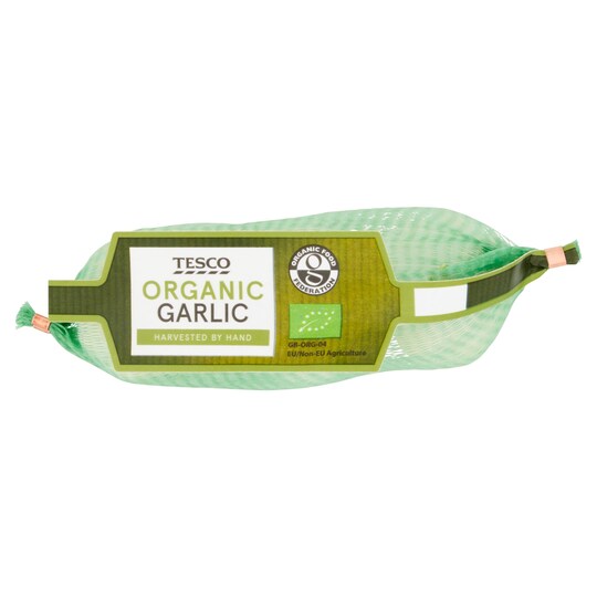 Tesco Organic Garlic 3 Pack - Tesco Groceries