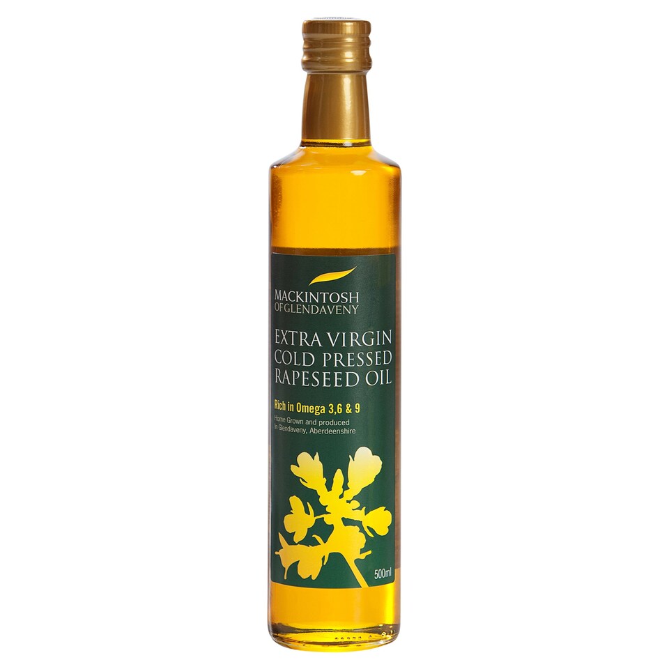 Mackintosh Cold Pressed Rapeseed Oil 500Ml (L) - Tesco Groceries