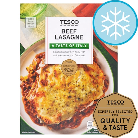 Tesco Beef Lasagne 400G - Tesco Groceries