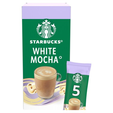 Starbucks White Mocha Instant Coffee Sachets 5x24g - Tesco Groceries