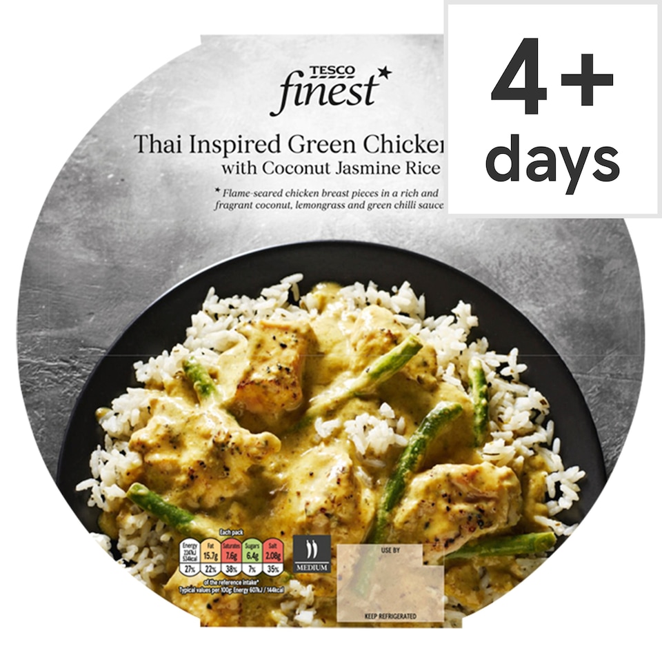 Tesco Finest Thai Inspired Green Chicken Curry 400G - Tesco Groceries