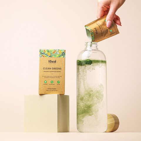 Rheal Superfoods Clean Greens 10x5g - Tesco Groceries