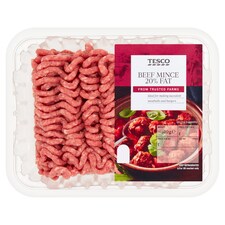 Tesco Beef Mince 20% Fat 500g - Tesco Groceries