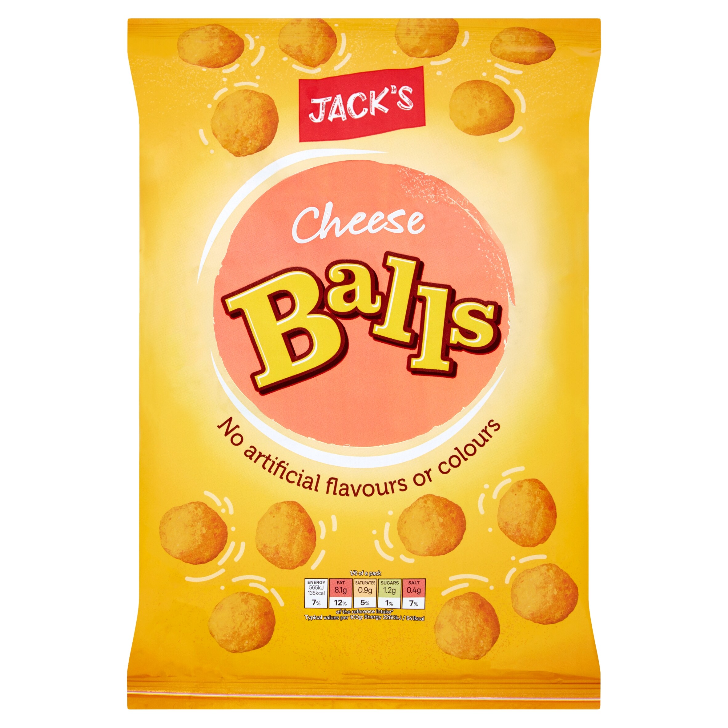 Jack's Cheese Balls Snacks 150G - Tesco Groceries