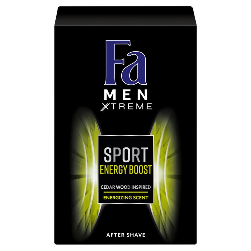 Fa Men Sport Energy Boost borotválkozás utáni arcszesz 100 ml - Tesco ...