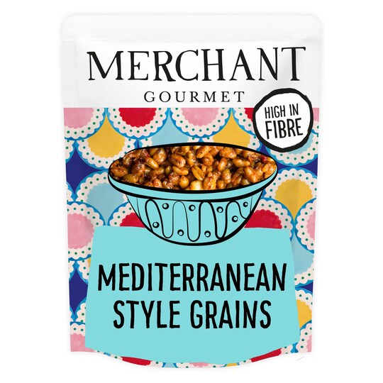 Merchant Gourmet Mediterranean Grains Tomato & Olive 250G - Tesco Groceries