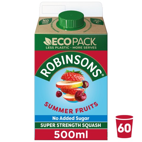 Robinsons Super Strength Summerfruits Squash 500Ml - Tesco Groceries