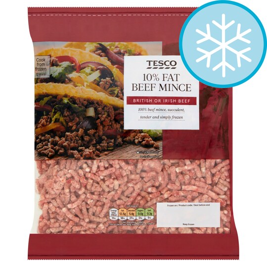 Tesco Healthy Living 10% Fat Minced Beef Steak 500G - Tesco Groceries