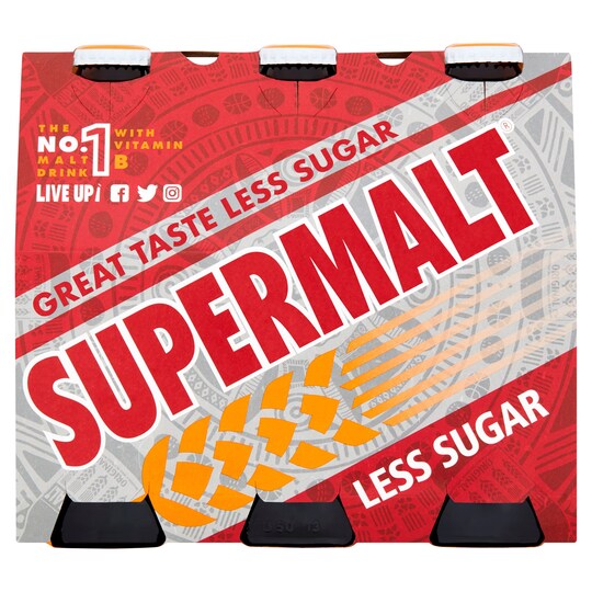 Supermalt Malt Drink 6 X 330Ml - Tesco Groceries