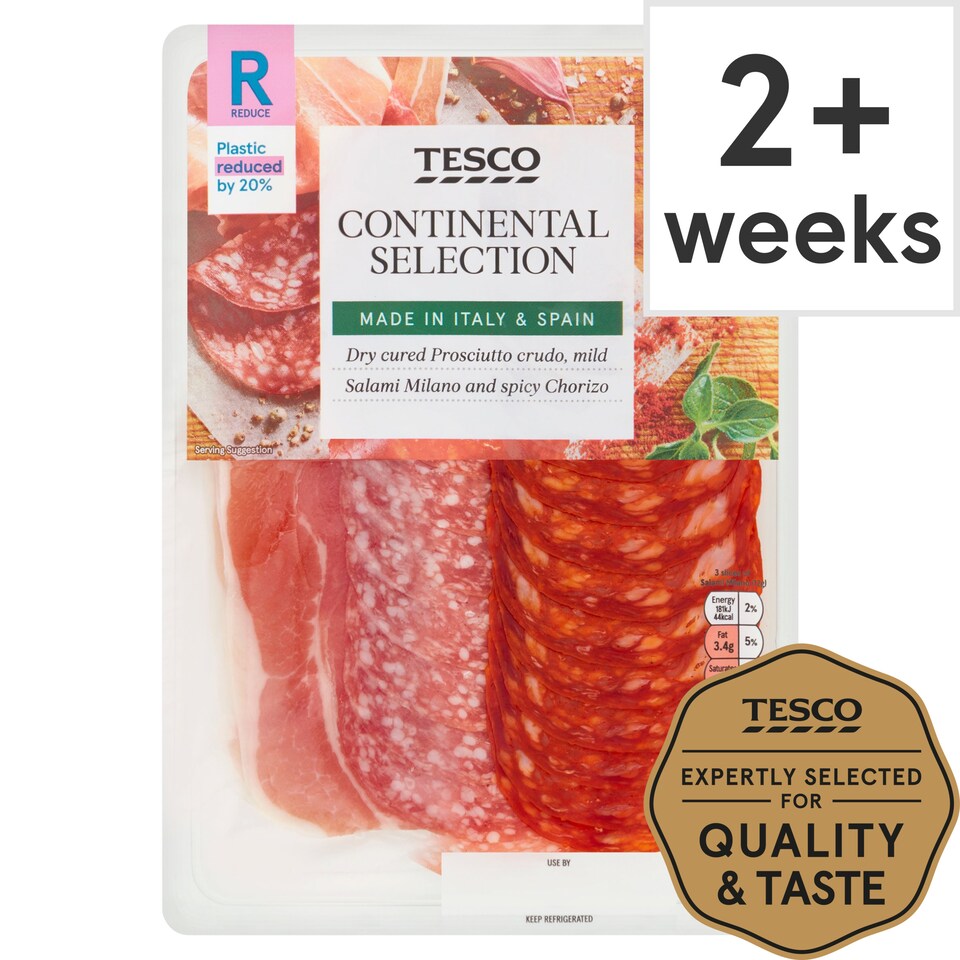 Tesco Continental Meat Platter 120G - Tesco Groceries