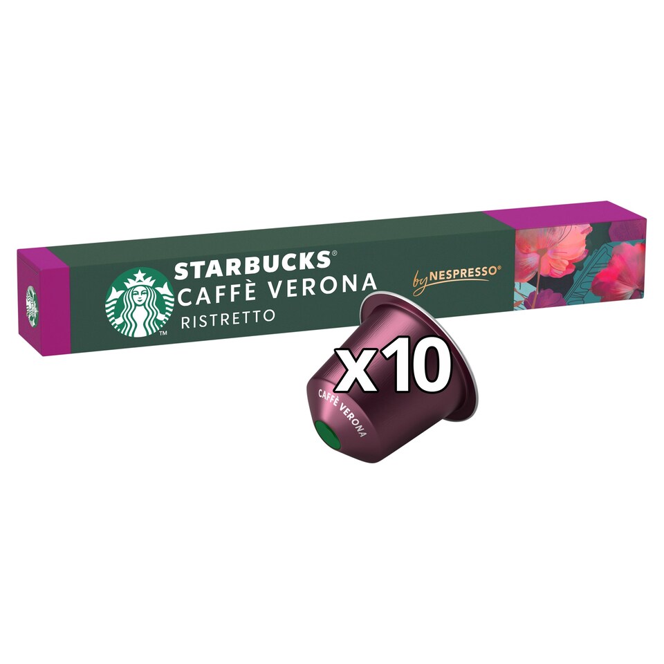 Starbucks Caffe Verona X10 55G - Tesco Groceries