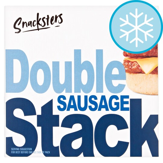 Snacksters Double Sausage Stack 195G - Tesco Groceries