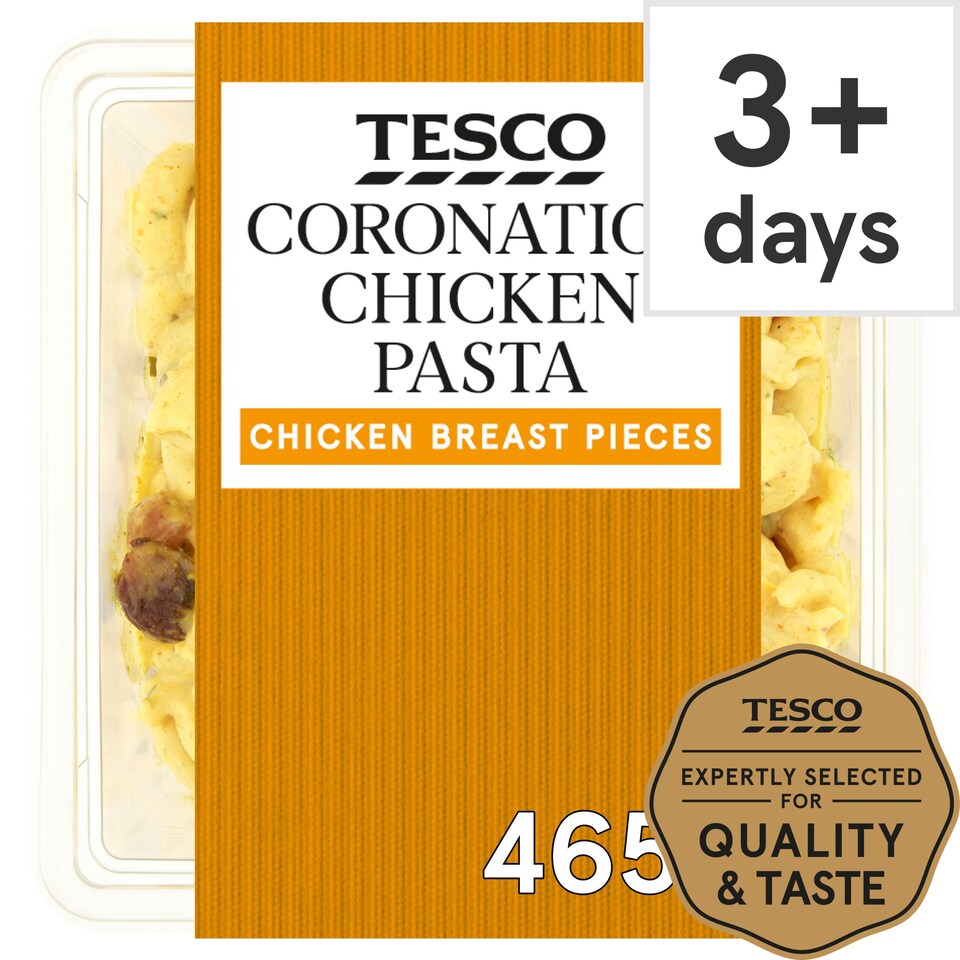 Tesco Coronation Chicken Pasta Salad 465G - Tesco Groceries