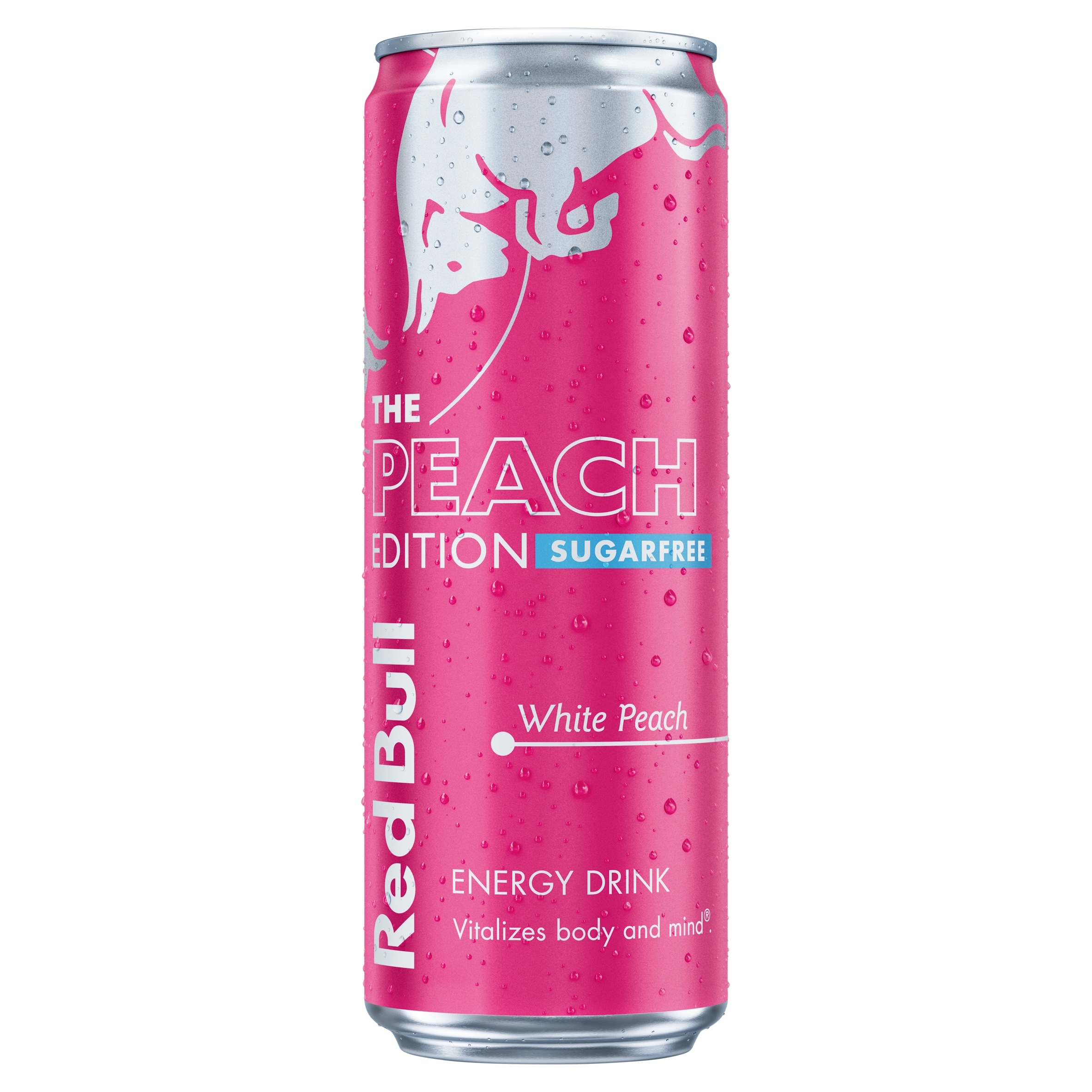 Red Bull Sugar Free Summer White Peach Edition Energy Drink 473ml ...