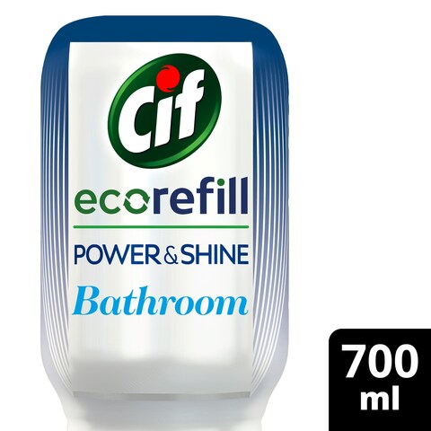 Cif Eco Refill Power & Shine Bathroom 70Ml - Tesco Groceries