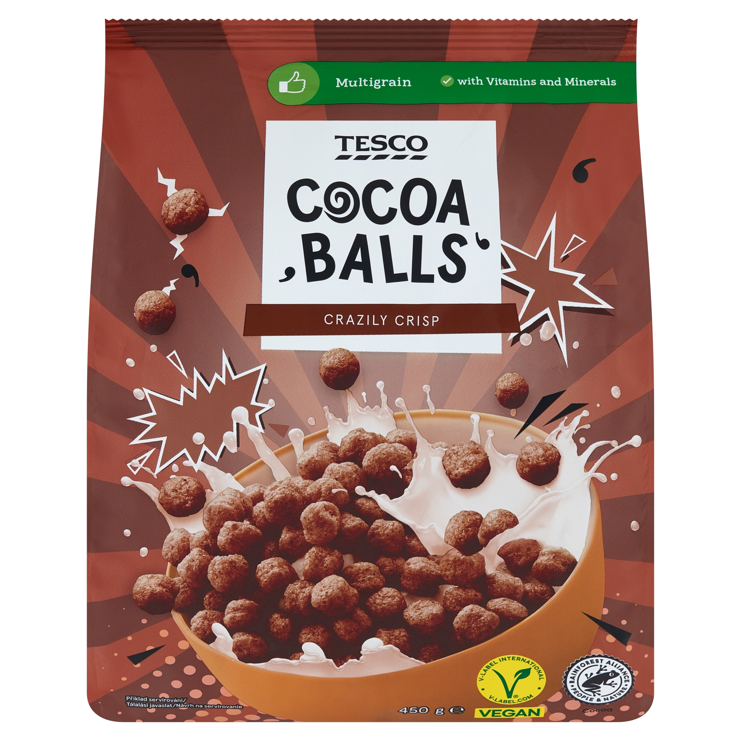 Tesco Cocoa Balls Crazily Crisp 450 g - Tesco Groceries