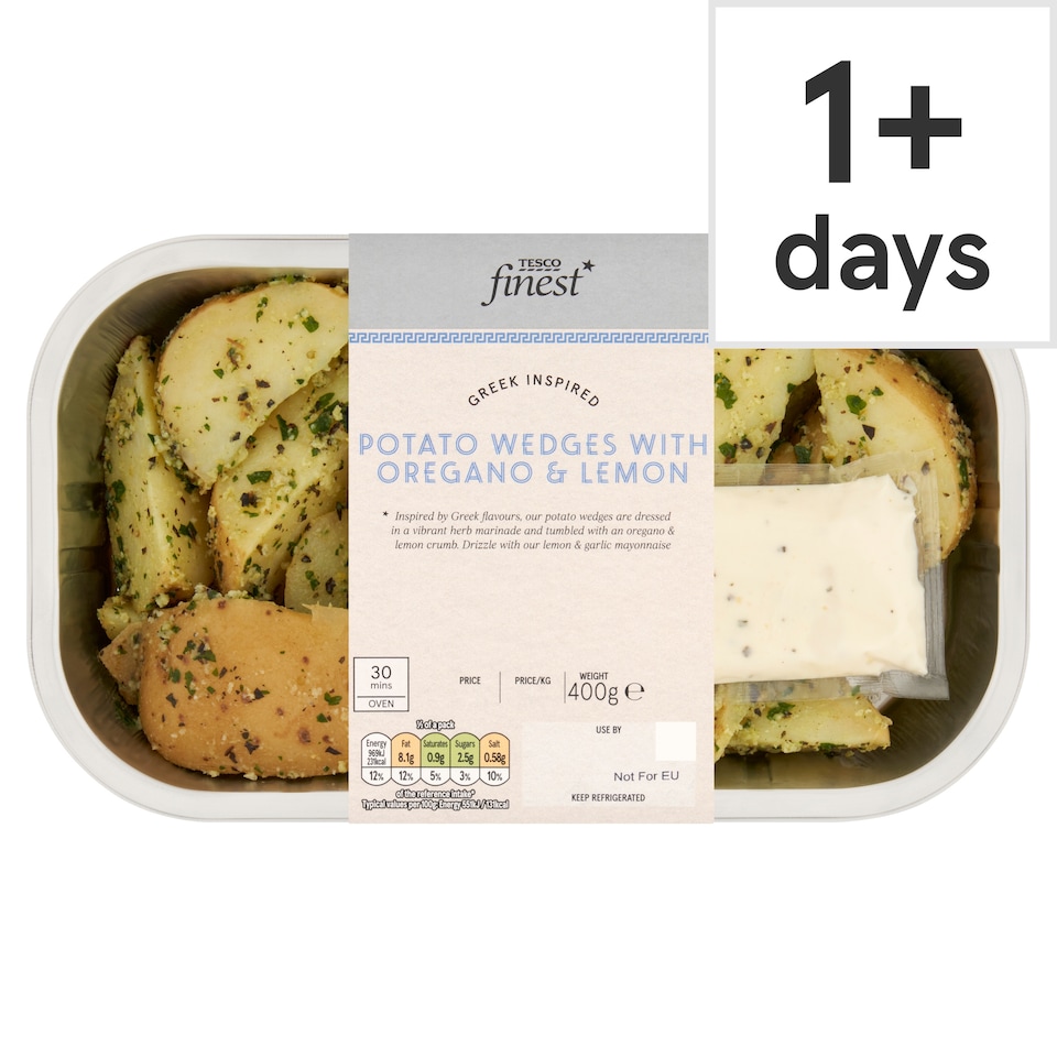 Tesco Oregano & Lemon Potato Wedges 400g - Tesco Groceries