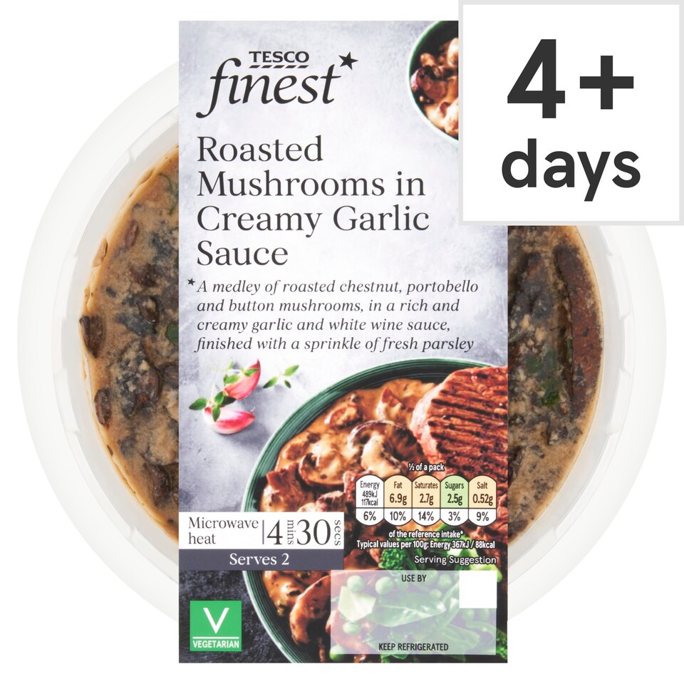 Tesco Finest Garlic Mushroom Medley 300g - Tesco Groceries