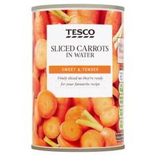 Tinned Carrots - Tesco Groceries