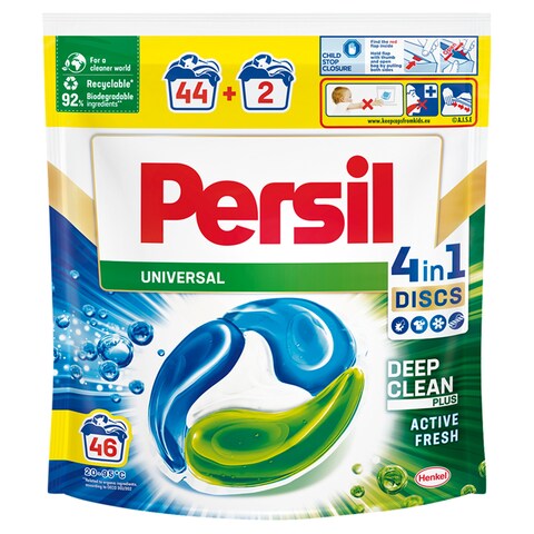 Persil Discs Universal Tablet Detergent 46 Washes 1150 g - Tesco Groceries