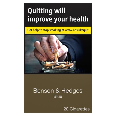Benson & Hedges Blue Cigarettes 20 Pack - Tesco Groceries