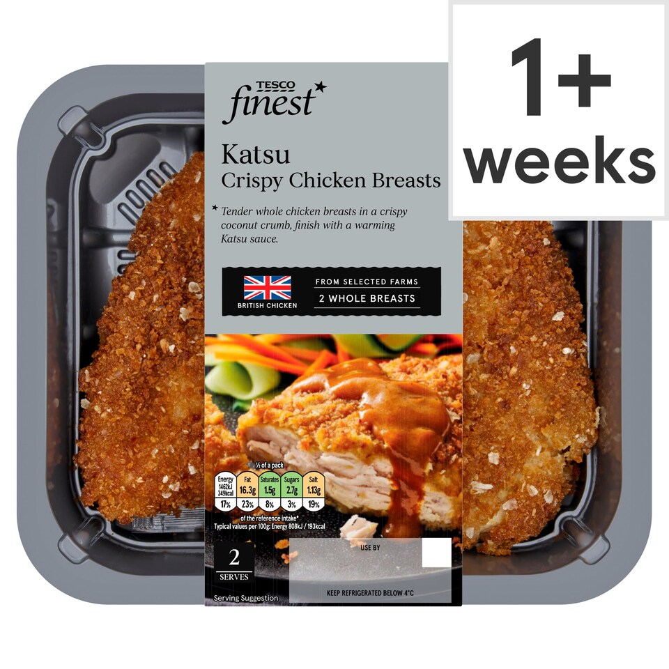 Tesco Finest Crispy Katsu Chicken Breasts 400g - Tesco Groceries