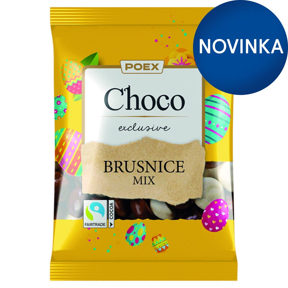 Poex Choco Exclusive brusnice mix 80 g - Tesco Groceries