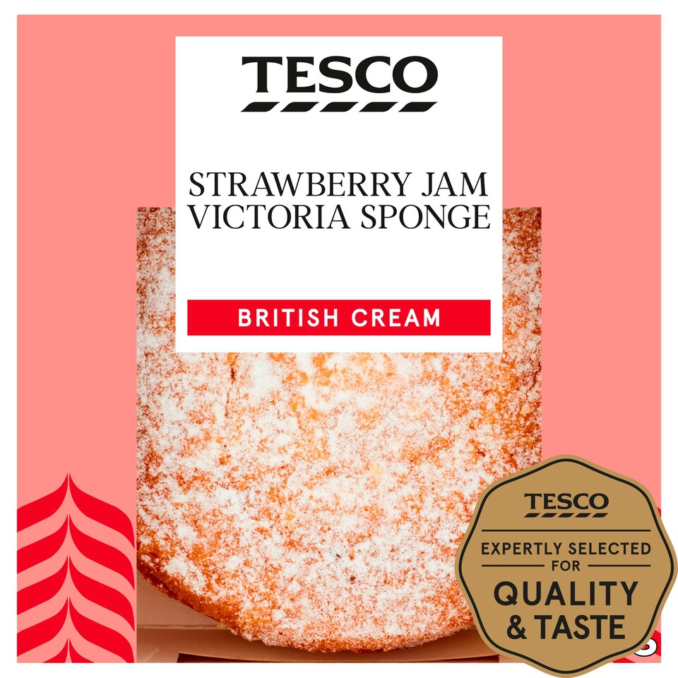 Tesco Strawberry Jam Victoria Sponge 360G - Tesco Groceries