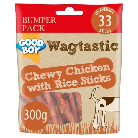Good Boy Chicken & Rice Sticks Dog Treats 300G - Tesco Groceries