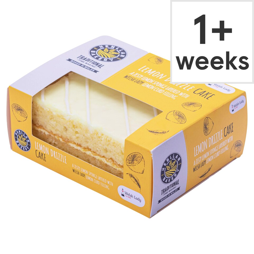 Henllan Bakery Lemon Drizzle Cake - Tesco Groceries