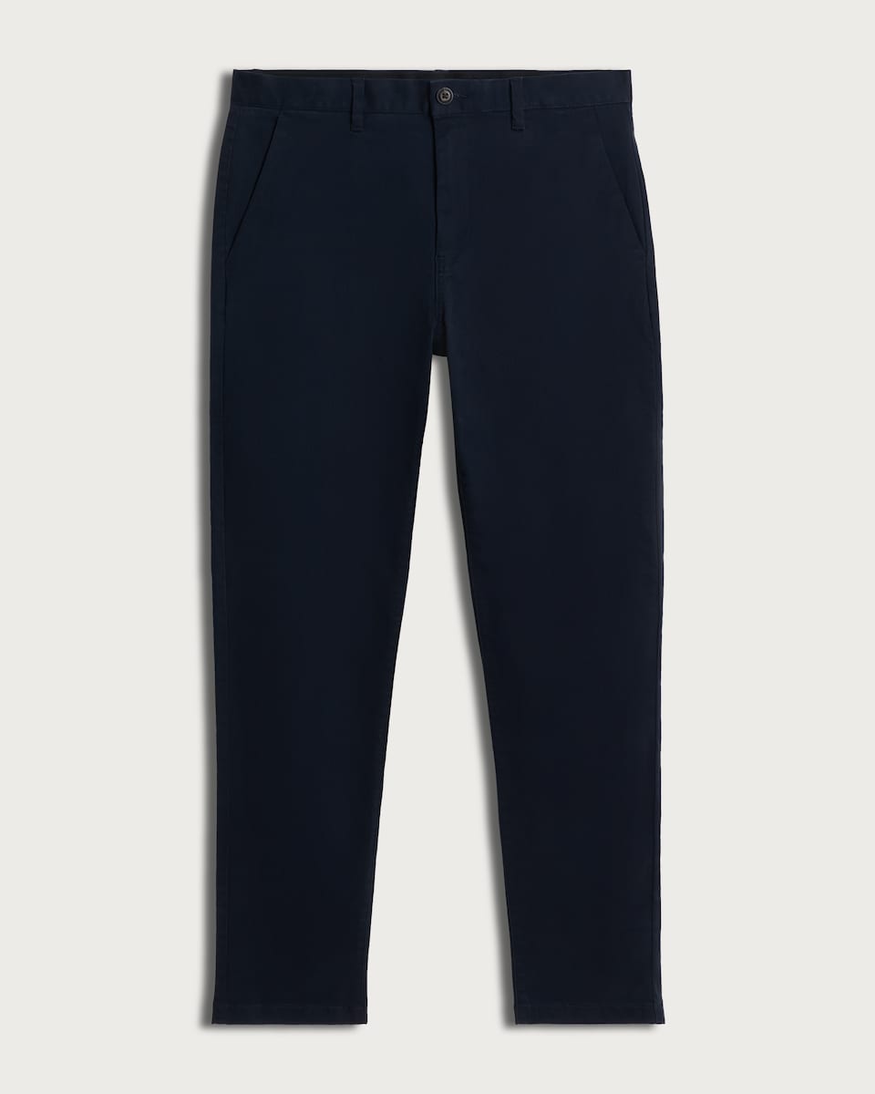 F&F FREEF!T® Slim Leg Chino Trousers in Navy - Tesco Groceries